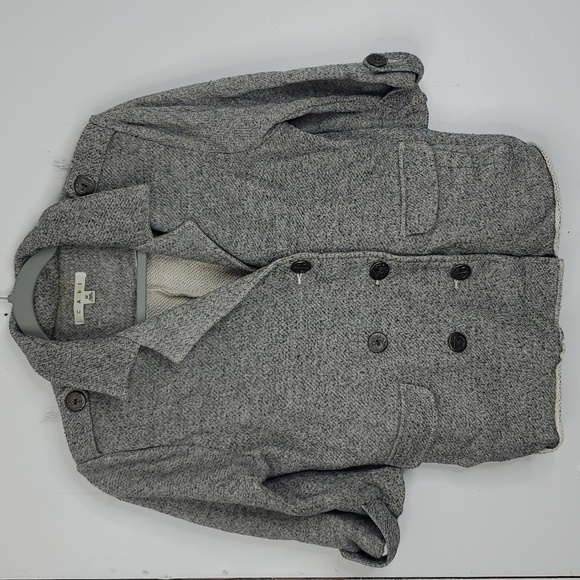 CAbi | Jackets & Coats | Cabi Shrunken Pea Coat Double Breasted Gray ...